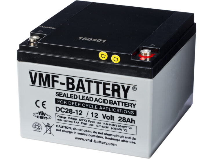VMF AGM Batteri 12V 28AH (tilsvarer Ritar RT12280) - Importex24.no